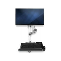 StarTech Sit-Stand Monitor Arm Keyboard Tray Desk Mount up to 27 ...