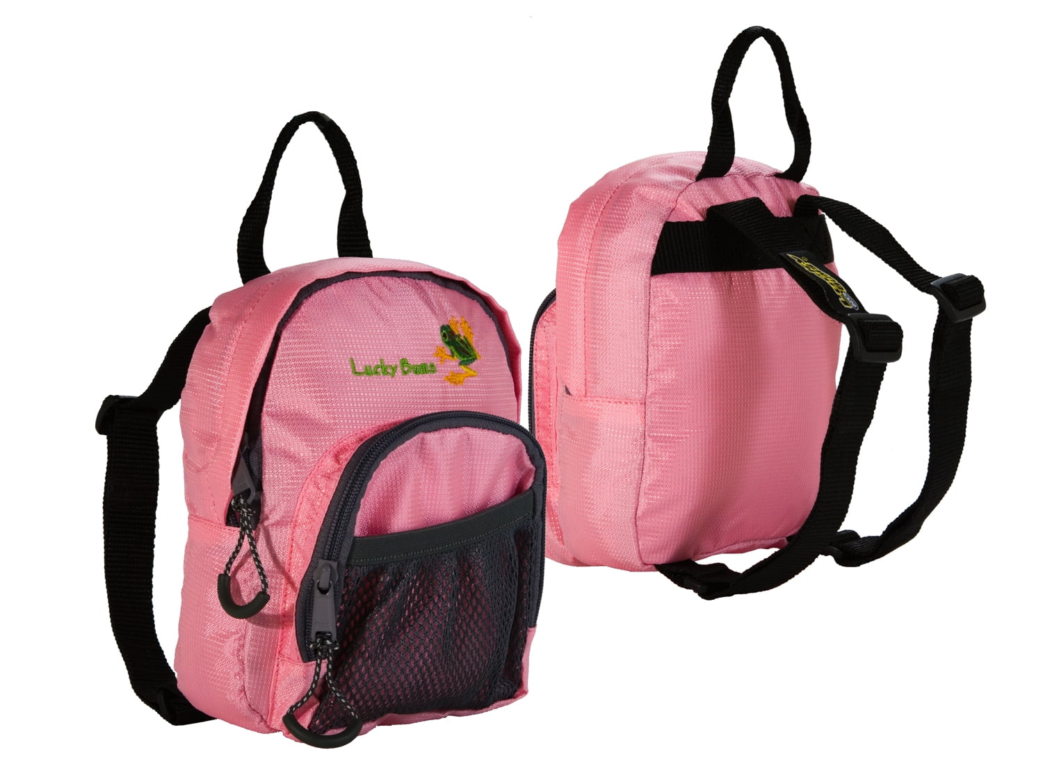 Lucky Bums Lucky Bug Backpack (Pink with Frog) - Walmart.com