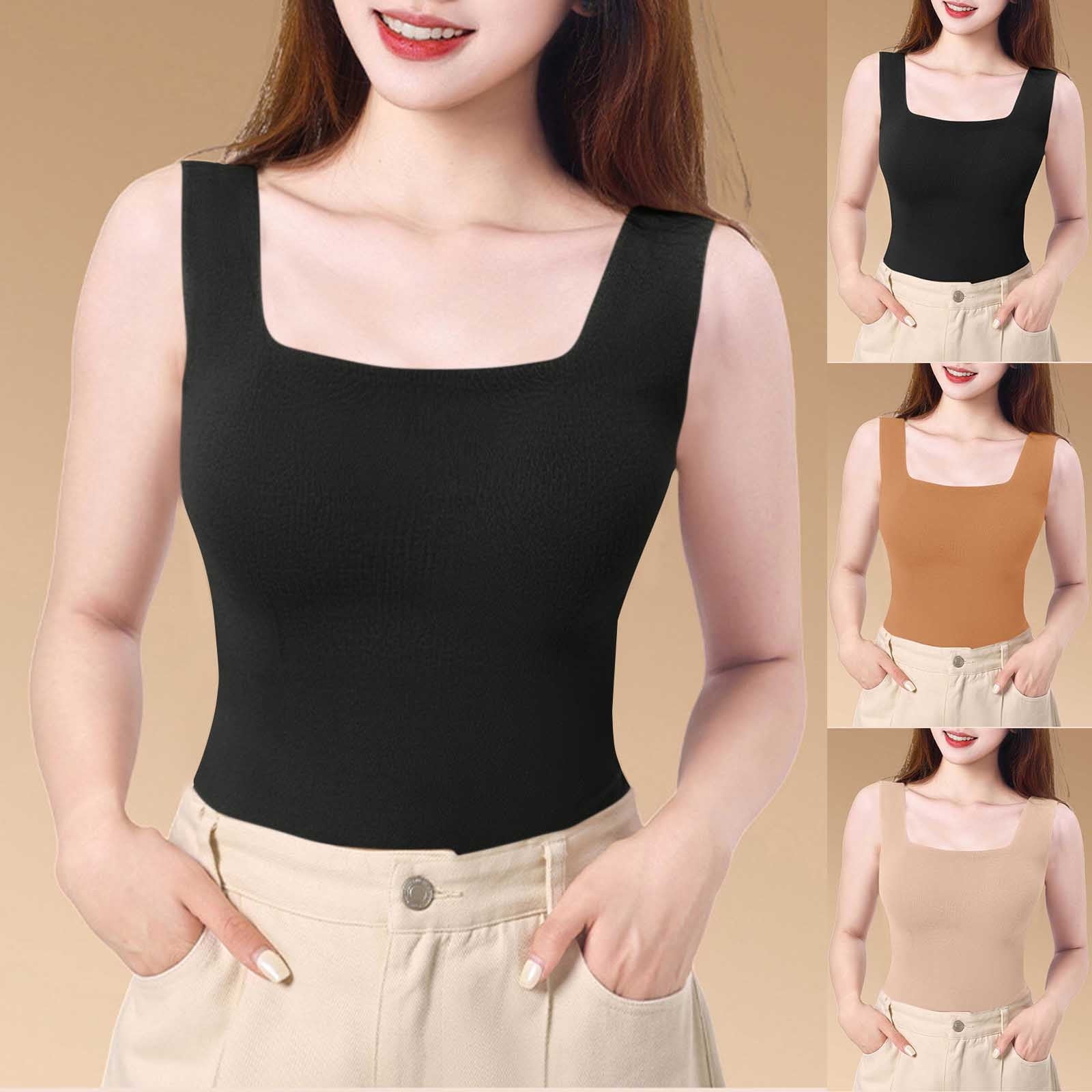 Click here for Eiyaclvo Womens Tank Tops With Built In Bra Square... prices
