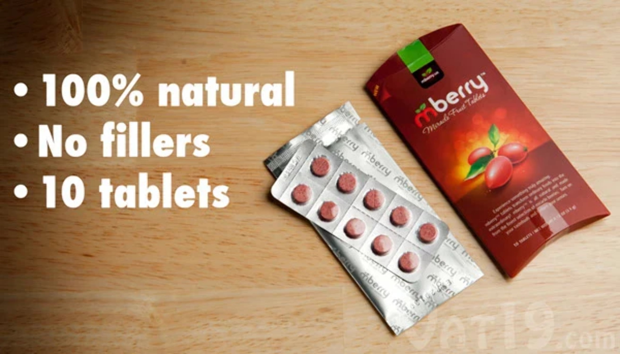 mberry Miracle Fruit Tablets 10 Count