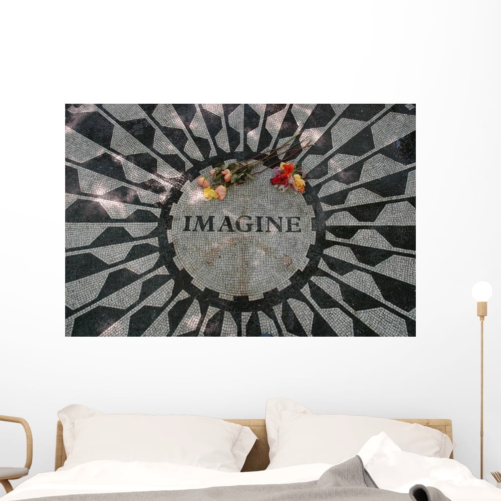 Imagine Wall Mural by Wallmonkeys Peel and Stick Graphic (48 in W x 32 ...