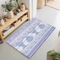 2x3ft Area Rug,Retro Bohemian Flower Pattern Washable Large Rugs Soft ...