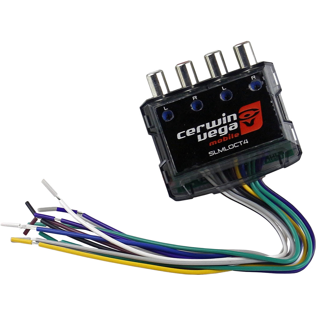 Cerwin Vega 4 Channel Line Output Converter RCA Inputs Mini Trigger 80W ...