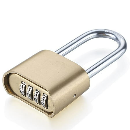 Tatum88 4 Digit Code Padlock, 1 Pc Combination Padlock Outdoor ...
