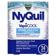 Vicks NyQuil Ultra Concentrated Liquicaps, over-the-Counter Medicine ...