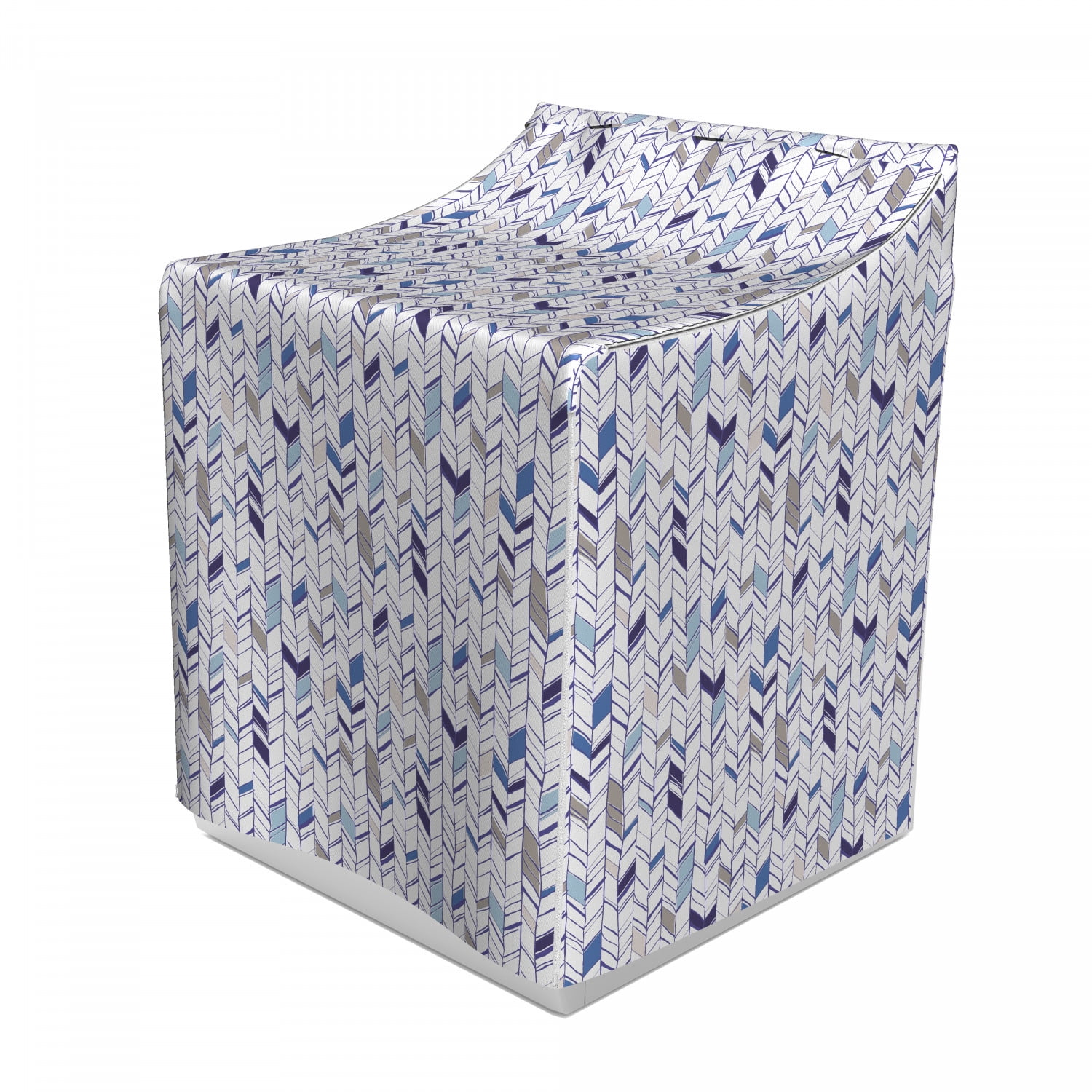 Chevron Washer Cover, Tribal Zigzag Lines Pattern in Various Shades ...