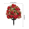 YFTDEF Realistic Artificial Begonia Flower Bouquet, Maintenance-Free ...