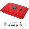LABLT 5 Gallon Universal Generator Fuel Tank, Metal, Red, with Petcock ...