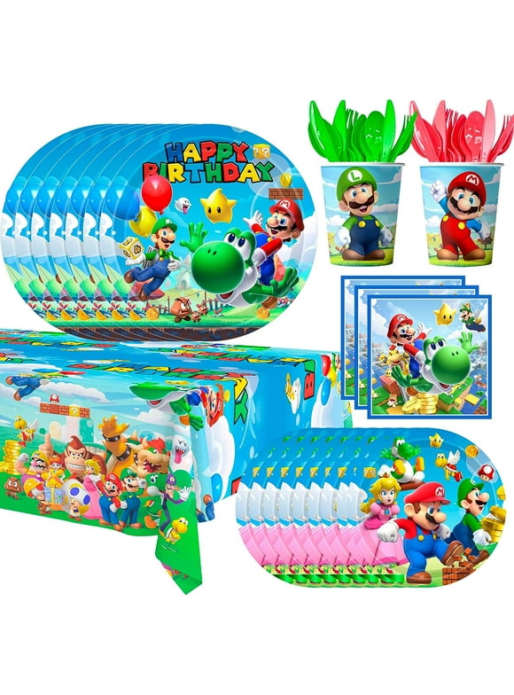 Super Mario Bros Party Supplies in Party & Occasions - Walmart.com