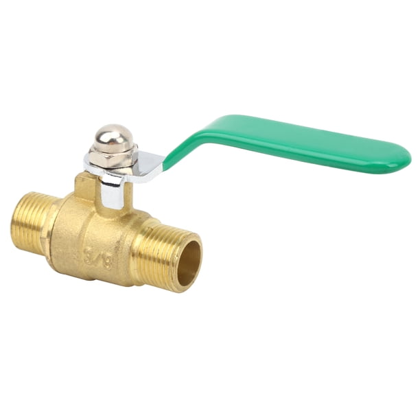 Ball Valve, Shut Off Valve 3Pcs Double Male Thread For Water Pipe Valve ...