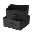Honey Can Do Drawers for Hanging Organizer, Polyester, 2-Pack, Black ...