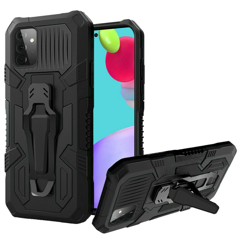 Kaleidio Case For Samsung Galaxy A52 5G [Travel Armor] Rugged Shockproof [Kickstand Clip ...