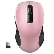 2.4G Slim Wireless Mouse with Nano Receiver, Less Noise, Portable ...