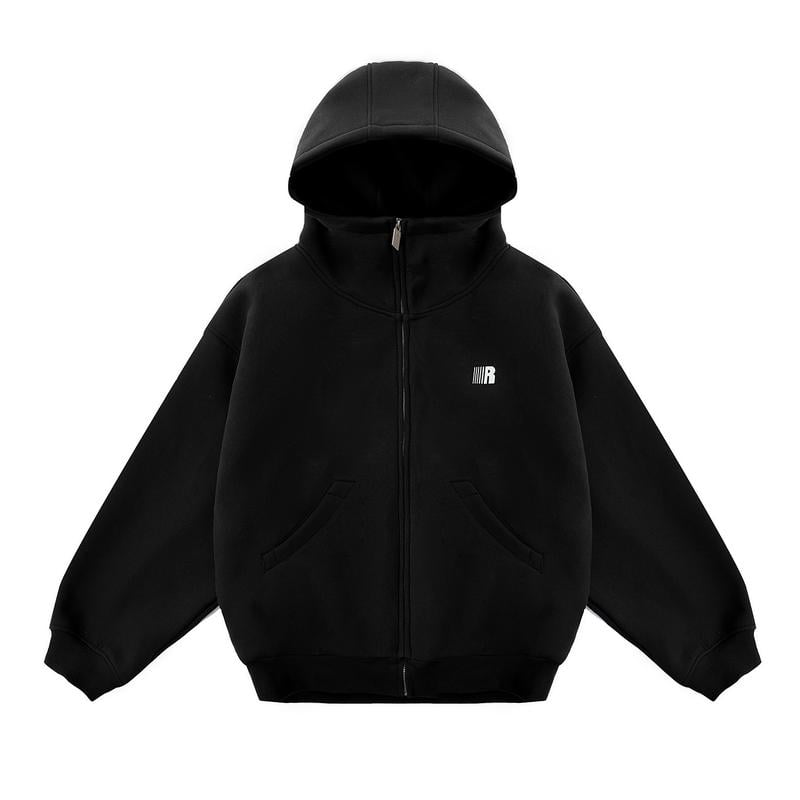 FDR Big Hood Eases Social Anxiety Hoodie High Neck Oversized Unisex ...
