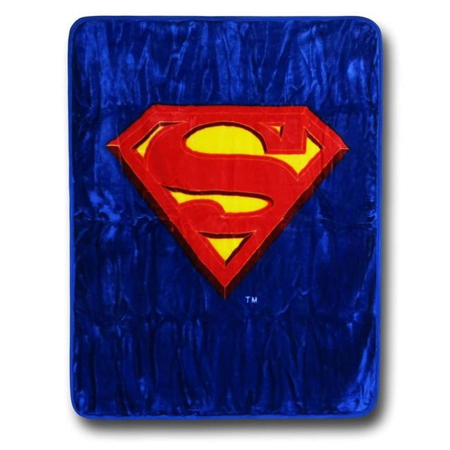 Superman blnkbabysupsym Superman Symbol Luxury Plush Blanket - Walmart ...