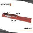 Front Upper Dash Board Cover Cap Red Fit For 1979 1980 1981 Chevrolet ...