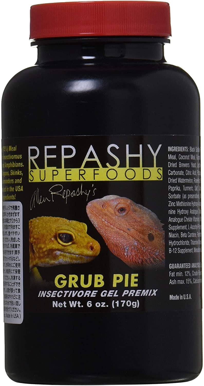 Repashy Grub Pie Insectivore Diet Gel Premezcla (Reptil) 6 O Repashy ...