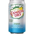 Canada Dry Original Sparkling Seltzer Water, 12 fl oz cans, 12 pack, All Natural Family Pack ...
