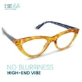 2SeeLife Premium Cat Eye Reading Glasses for Women – Narrow–Medium Fit ...