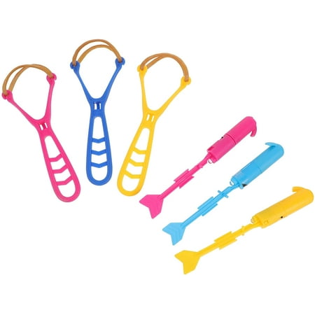 HTCM 48PCS Rocket Slingshot Flying Copters with LED Lights Slingshot ...