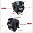 7/8in 22mm Universal Motorcycle Handlebar Switch Headlight Warning Turn ...