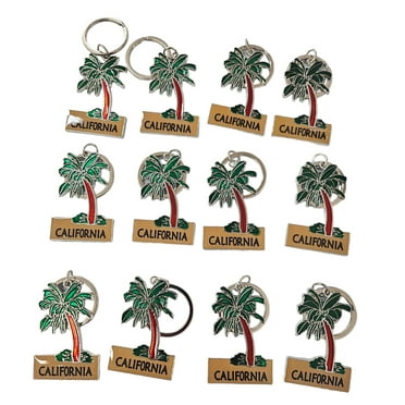 Set of 12 Los Angeles Hollywood Souvenir Keychain, I Heart LA Keychain ...