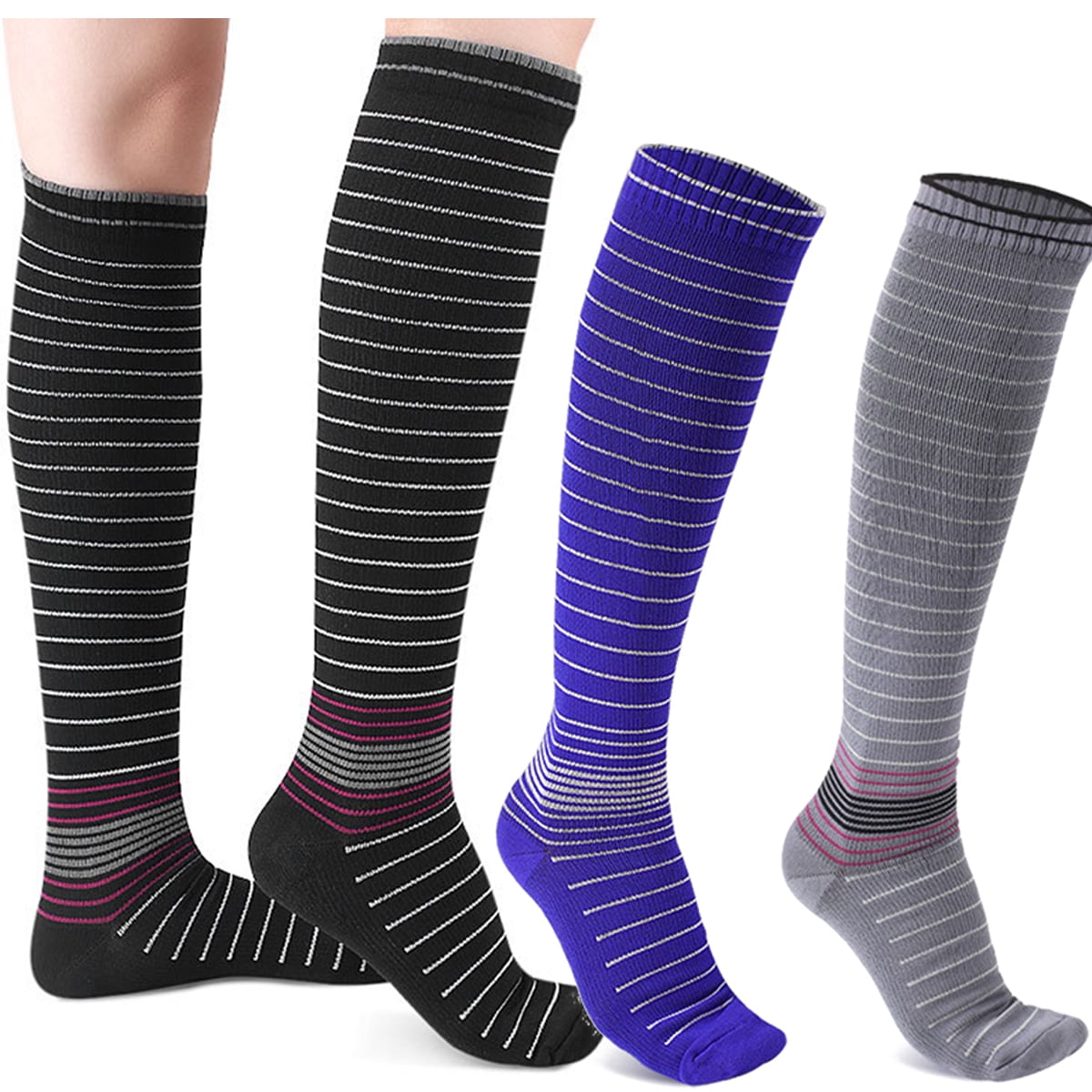 Click here for Neinkie Compression Socks For Women Men Knee High... prices