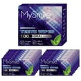 MySmile 100pcs Disposable Textured Deep Cleaning Teeth Wipes Finger ...