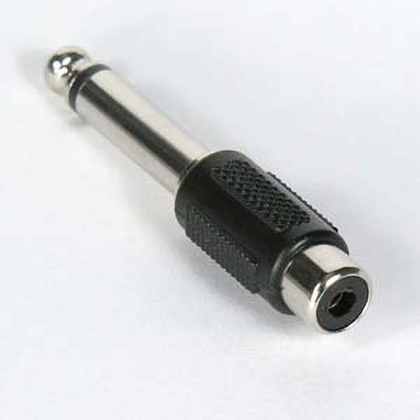 ACCL 1/4 inch Mono Plug to RCA Jack Adapter, 5 Pack - Walmart.com