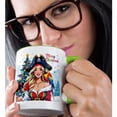 3drose, Charming Pirate Lady with a Parrot. Merry Christmas. Greeting ...