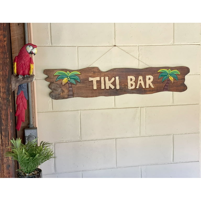 Homemade Tiki Signs