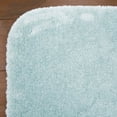Better Homes & Gardens Solid Stripe Light Blue Nylon Bathroom Rug, 20 ...