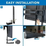 Mount-It! Universal Soundbar Mount Brackets for TV VESA and Wall ...