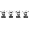 4 Pack 304 Stainless Steel Twist Latch with Keeper and Spring Butterfly ...