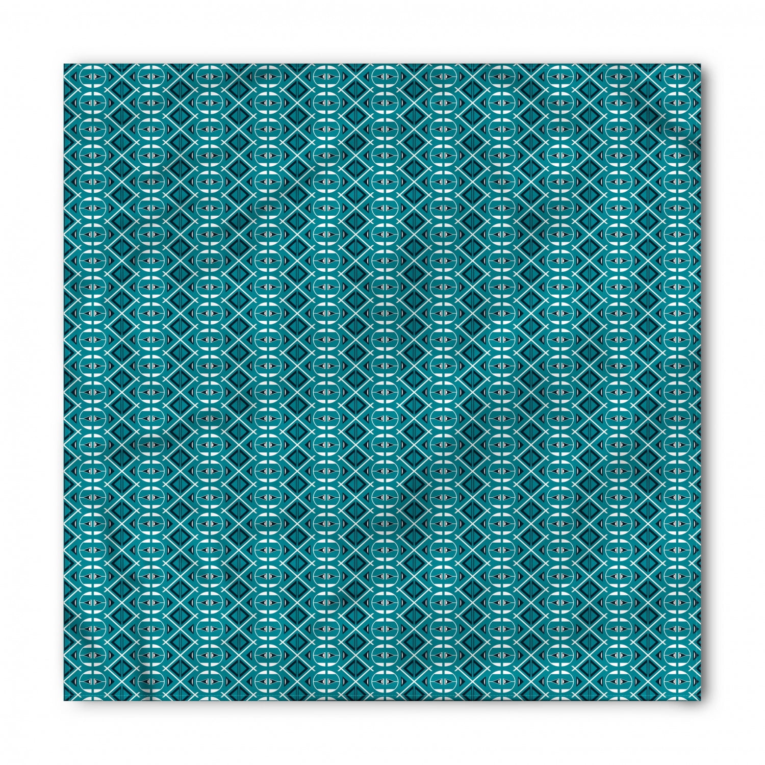 Blue Bandana, Abstract Triangular Shapes, Unisex Head and Neck Tie, by ...