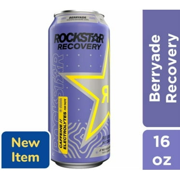 Rockstar Energy Drink Original 12 Fl Oz Cans Pack of 6 with 75mg ...
