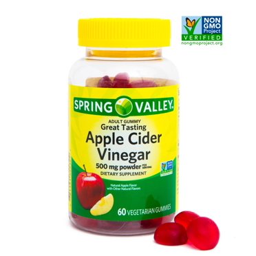 Spring Valley Apple Cider Vinegar Capsules, 450mg, 100 Count - Walmart.com