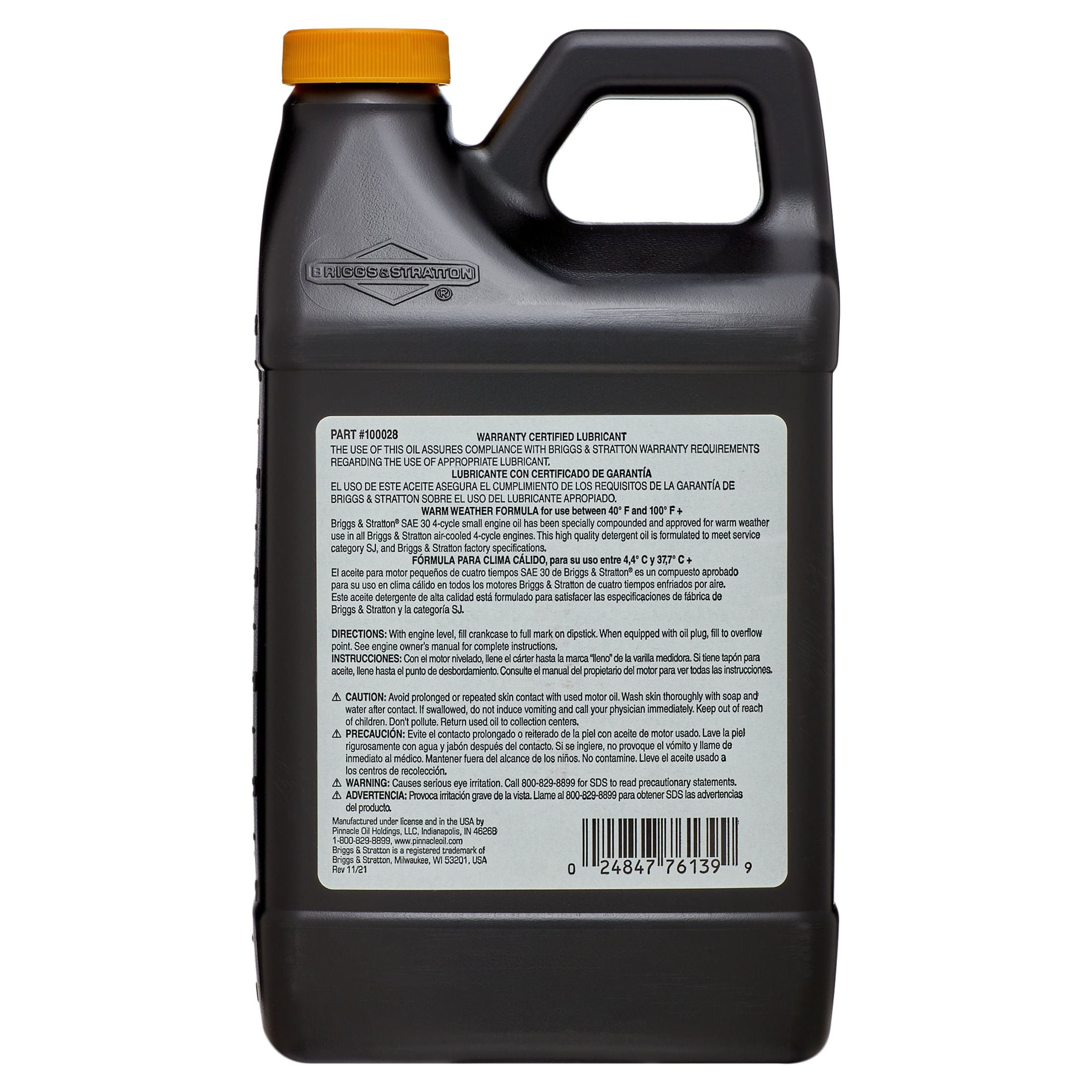 Briggs & Stratton 4-Cycle 48 oz Oil SAE-30 for Small Engines Deals and ...