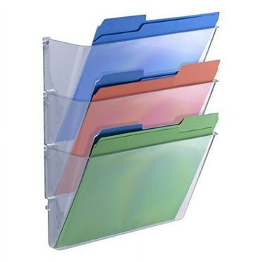 Officemate Wall File, Letter Size, Clear, 2/Pack (21404) - Walmart.com