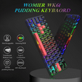 Womier WK61 60% Gaming Mechanical Keyboard 61 Keys,Wired 2,4G Type-C ...