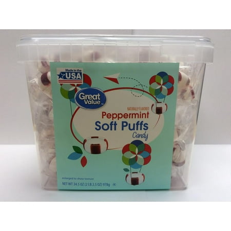 Great Value Peppermint Soft Puffs Candy, 34.5 oz - Walmart.com