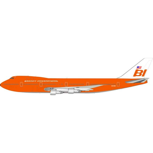 Braniff International Airways Boeing 747-100 N601BN "Big Orange with ...