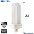Philips 32W 4-Pin GX24Q-3 Triple Tube Kitchen Fluorescent Light Bulb ...
