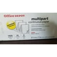 Office Depot Brand Computer Paper, 2-Part, Standard Perforation ...