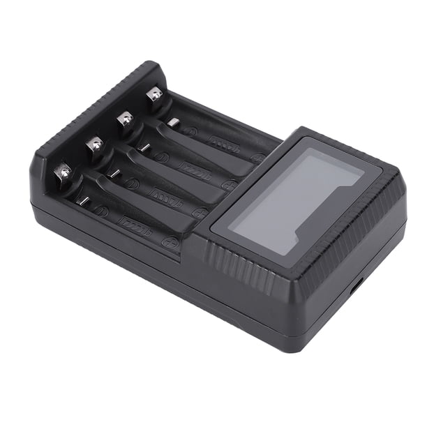 LCD Display Screen Battery Charger, Stable Battery Charger 4 Slot ...