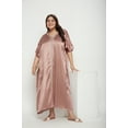 Oussum Plus Size Embroidered Kaftan Dresses for Women Long Solid Caftan Dress - Walmart.com