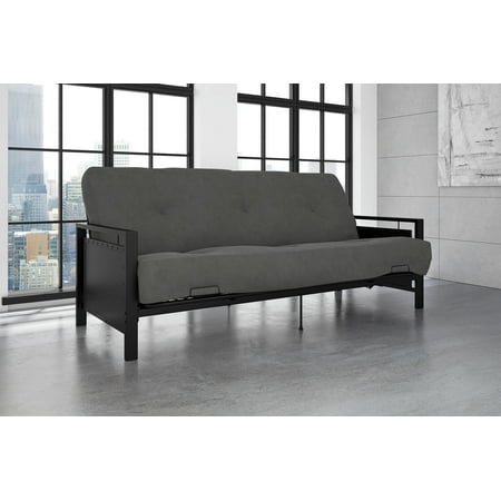 DHP Henley Metal Arm Futon Frame, Black Metal - Walmart.com