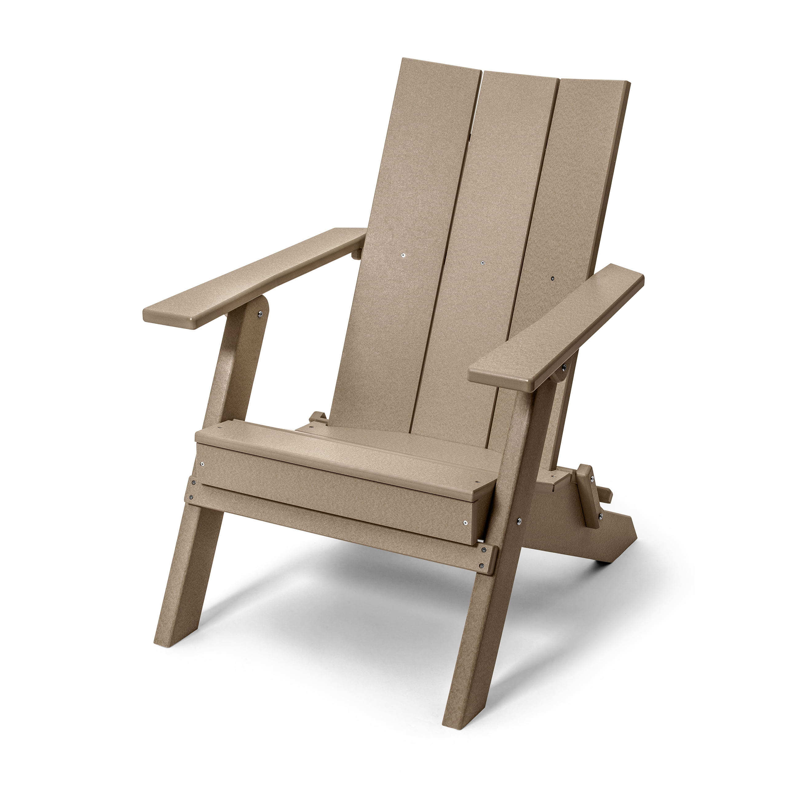 Birds Choice Stanton Folding Adirondack Chair for Outdoors, Sandstone ...