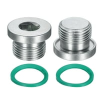 4 Pack SAE 1-1/16-12 UNF Inner Hex Head Pipe Fitting Plug, Universal ...