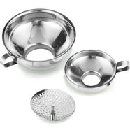 Norpro Stainless Steel Funnel With Strainer - Walmart.com